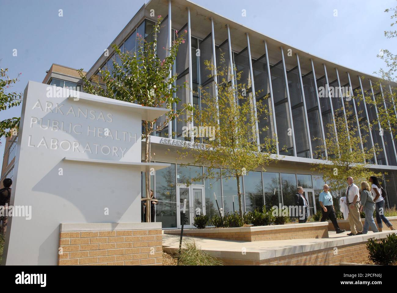 The Arkansas Department of Health, public health laboratory building is ...