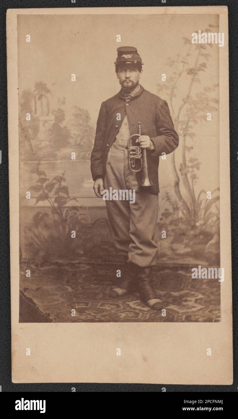 Private and Band Master John Abner Spofford of Band Company, 19th ...