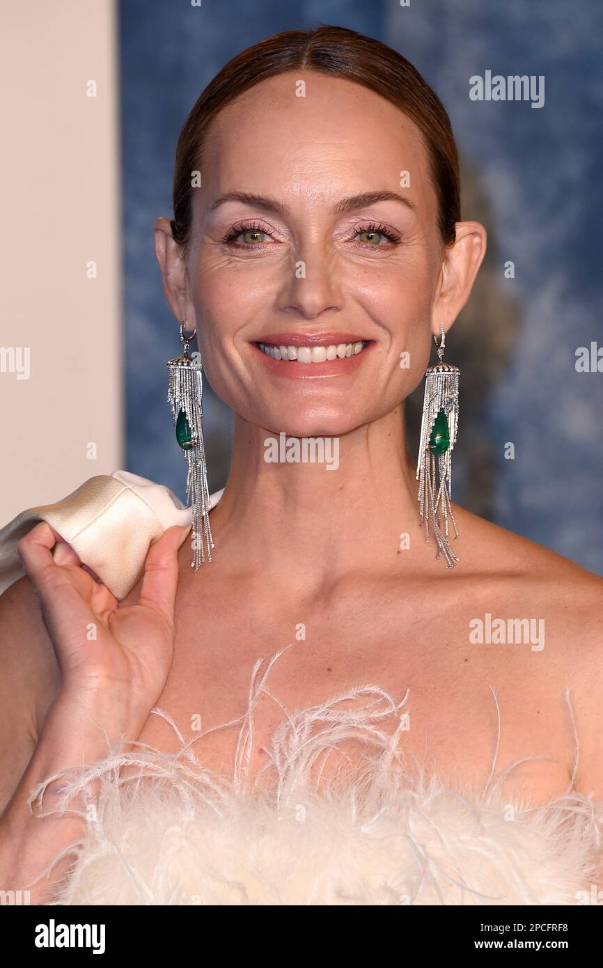 LOS ANGELES - MAR 12: Amber Valetta at the 2023 Vanity Fair Oscar Party ...