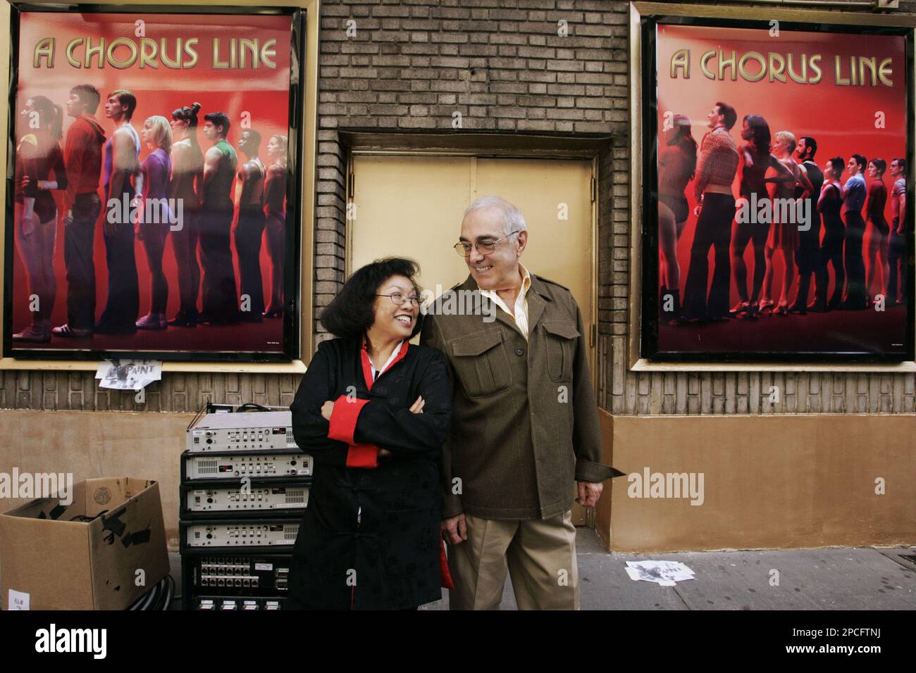 Choreographer Baayork Lee, left, and director Bob Avian pose for a ...