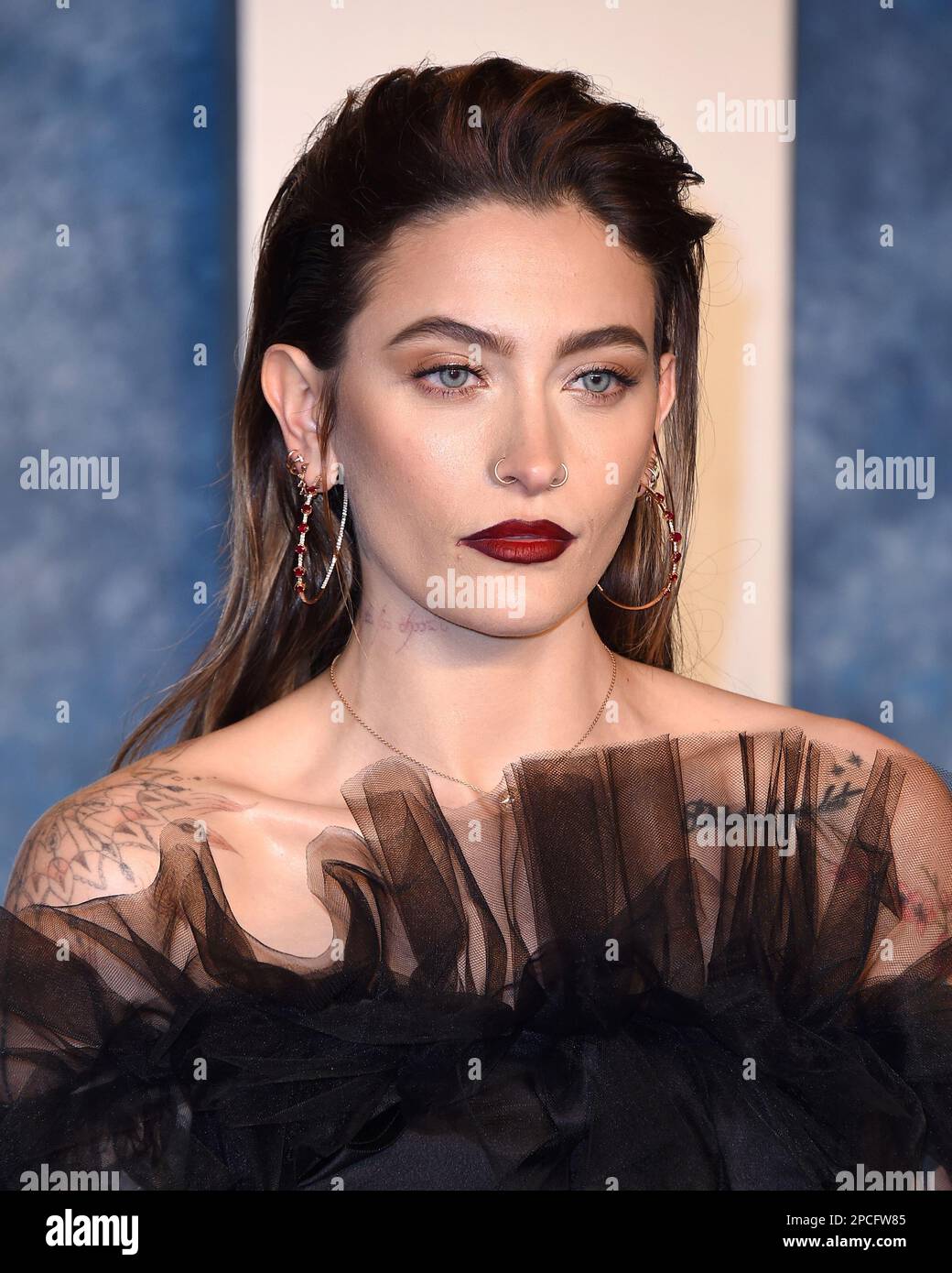 LOS ANGELES - MAR 12: Paris Jackson at the 2023 Vanity Fair Oscar Party ...