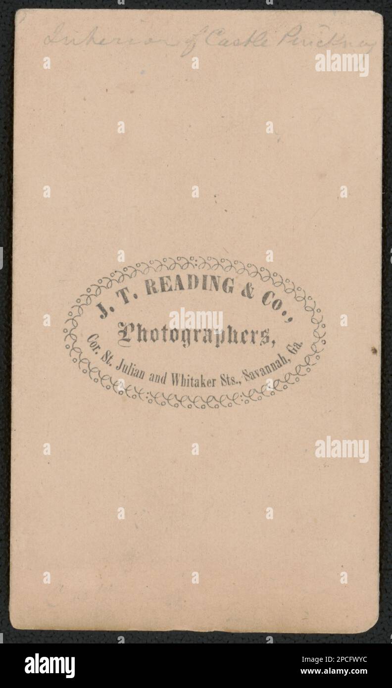 Interior of Castle Pinckney, Charleston harbor, South Carolina / J.T ...