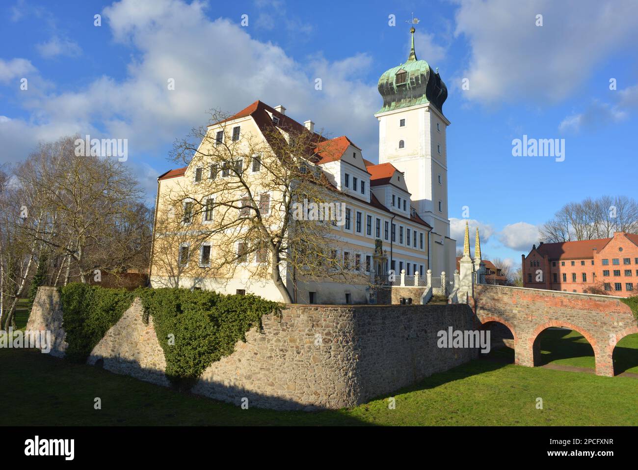 Baroque castle in Delitzsch, Germany Stock Photo - Alamy