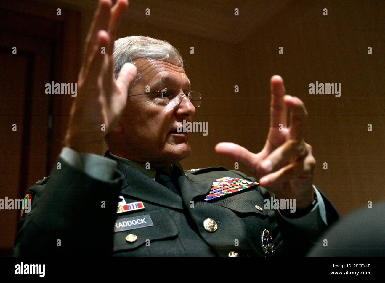 U.S. Army Gen. Bantz J. Craddock, Commander of the U.S. Southern ...