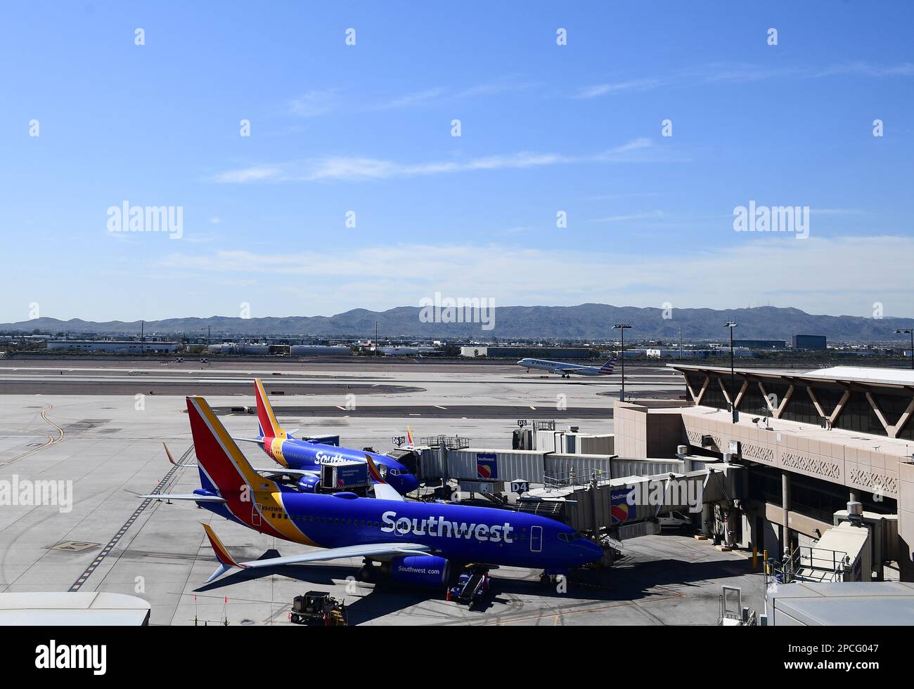 Phoenix, USA. 13th Mar, 2023. Southwest Airlines aircrafts parked at ...