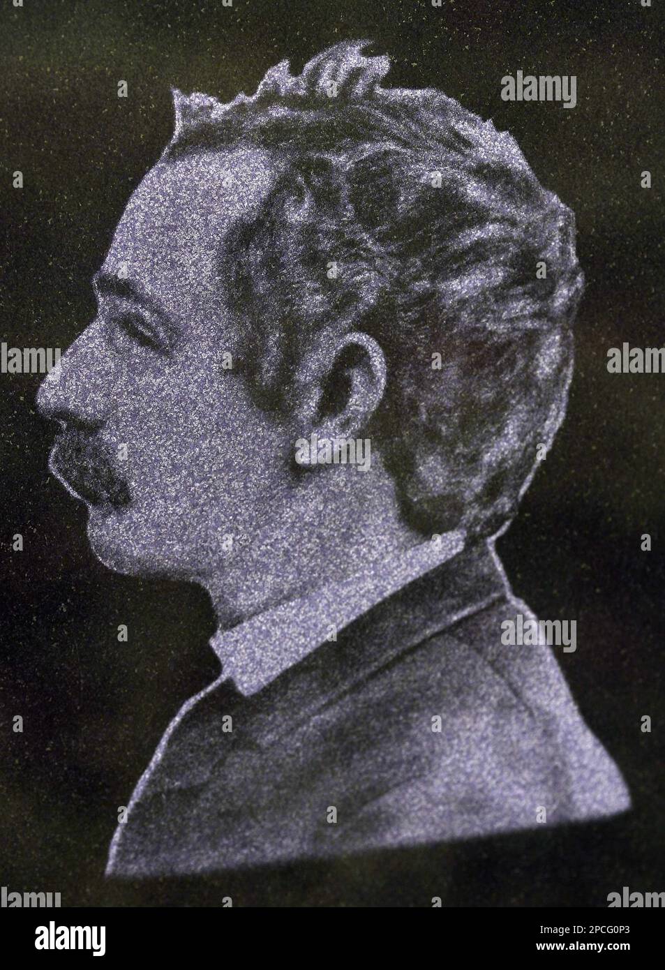 A dedication ceremony to mark the installation of a monument at the ...