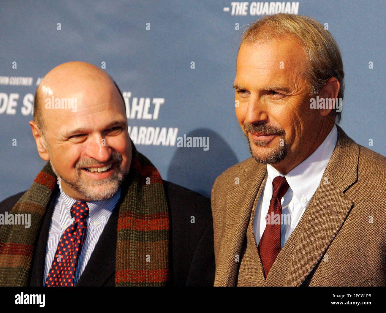 U.S. Director Andrew Davis, left, and U.S. Actor Kevin Costner, right ...