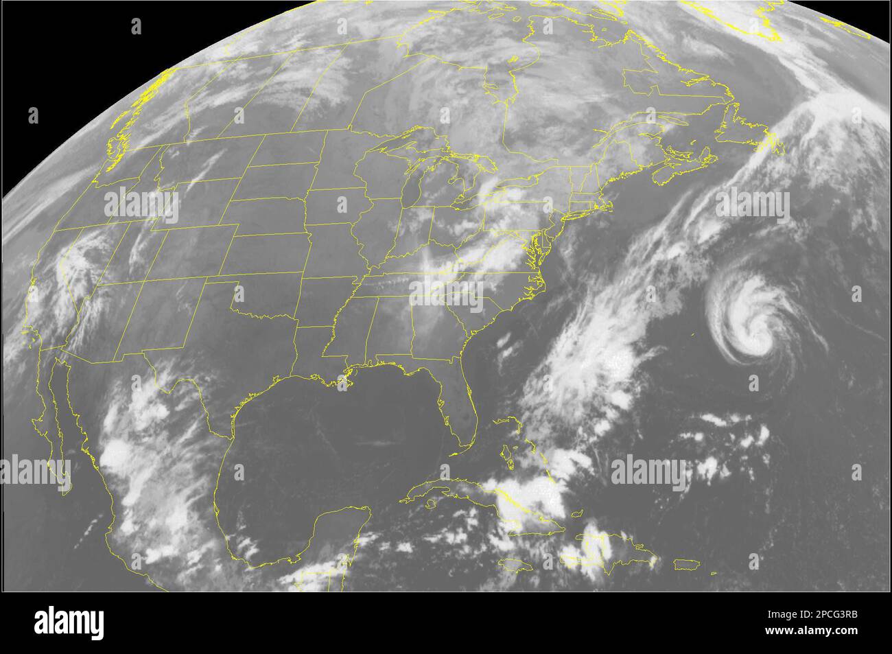 This NOAA satellite image taken Sunday, Oct. 1, 2006 at 2:45 AM EDT ...
