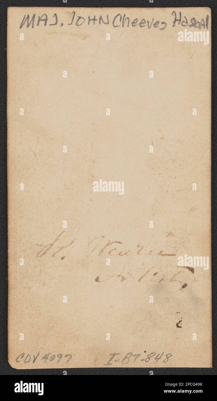 Lieutenant Colonel John Cheves Haskell of Co. A and Co. D, 1st South ...