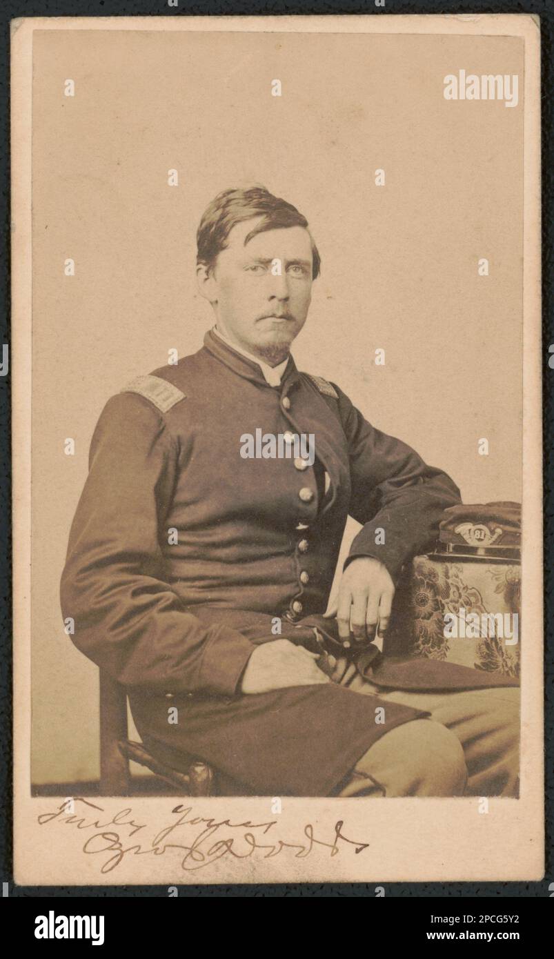 Lieutenant Colonel Ozro J. Dodds of Co. B, 20th Ohio Infantry Regiment ...