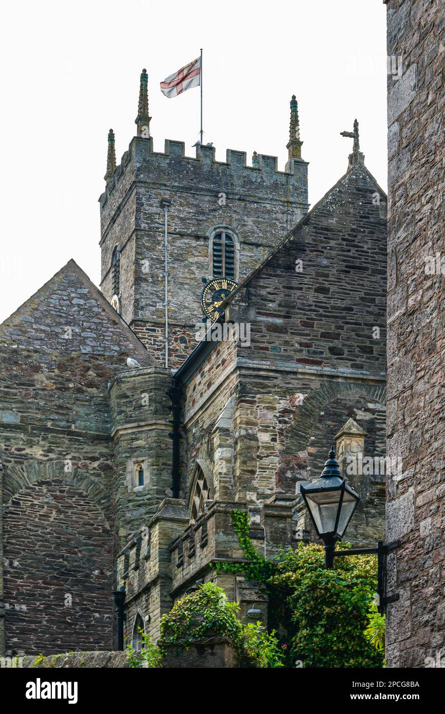 Church in Dartmouth, Devon, England, Europe Stock Photo - Alamy