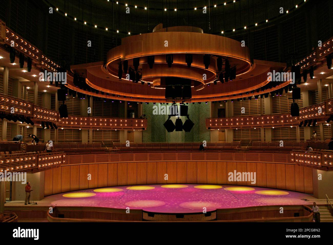 The stage of the Knight Concert Hall in the Carnival Center for the ...