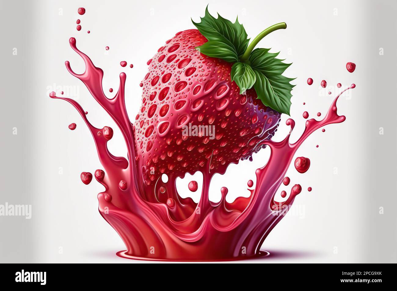 Strawberry Juice Splash