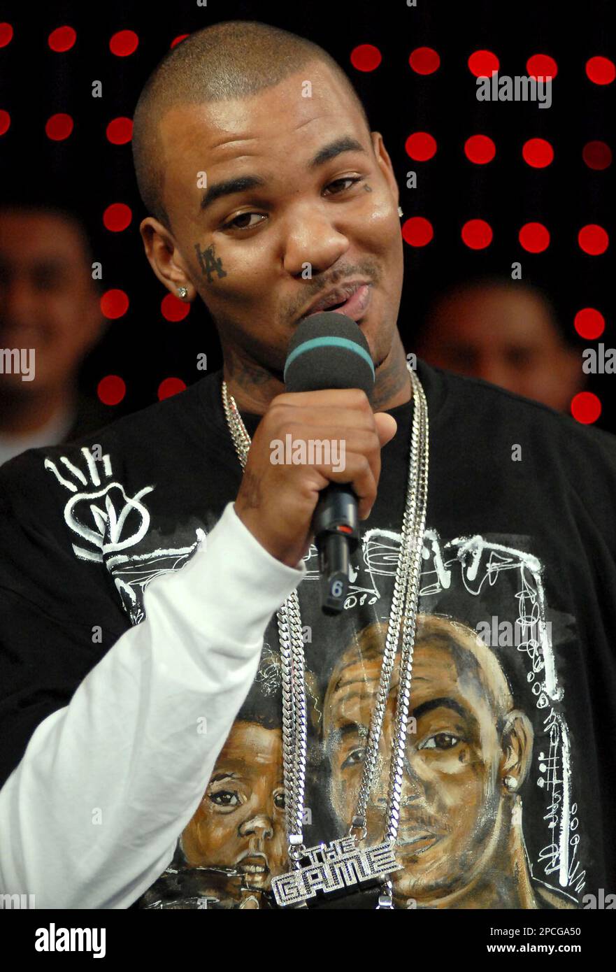 Rapper The Game makes an appearance on MTV's Total Request Live in ...