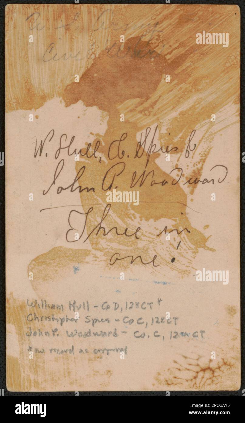 Corporal John P. Woodward, Corporal Christopher F. Spies, and Private ...