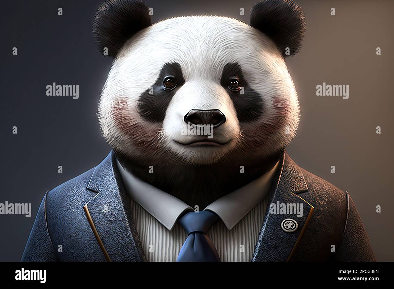 Man in panda costume suit hi-res stock photography and images - Alamy