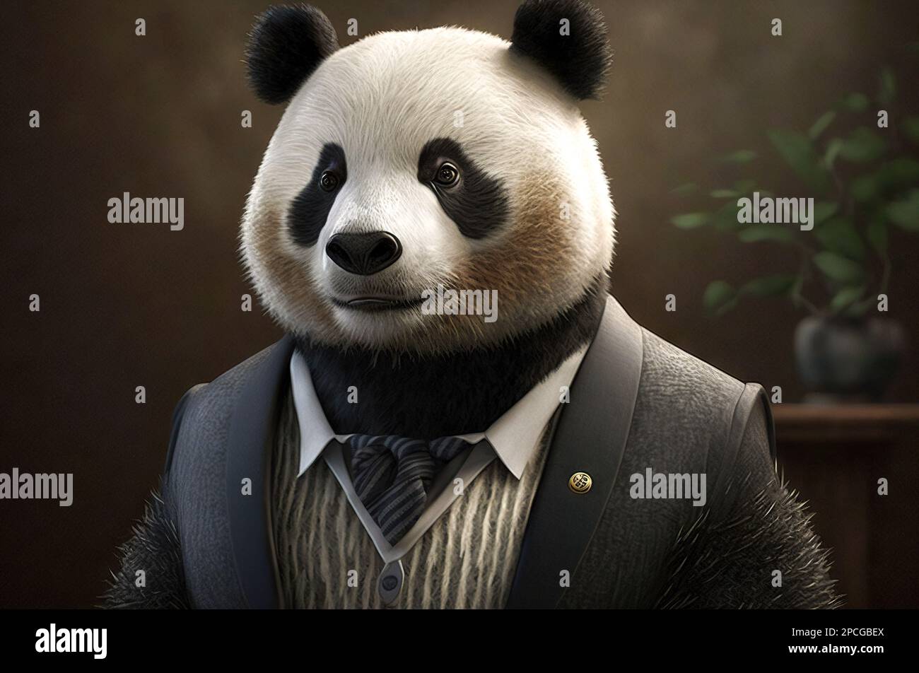 Man in panda costume suit hi-res stock photography and images - Alamy