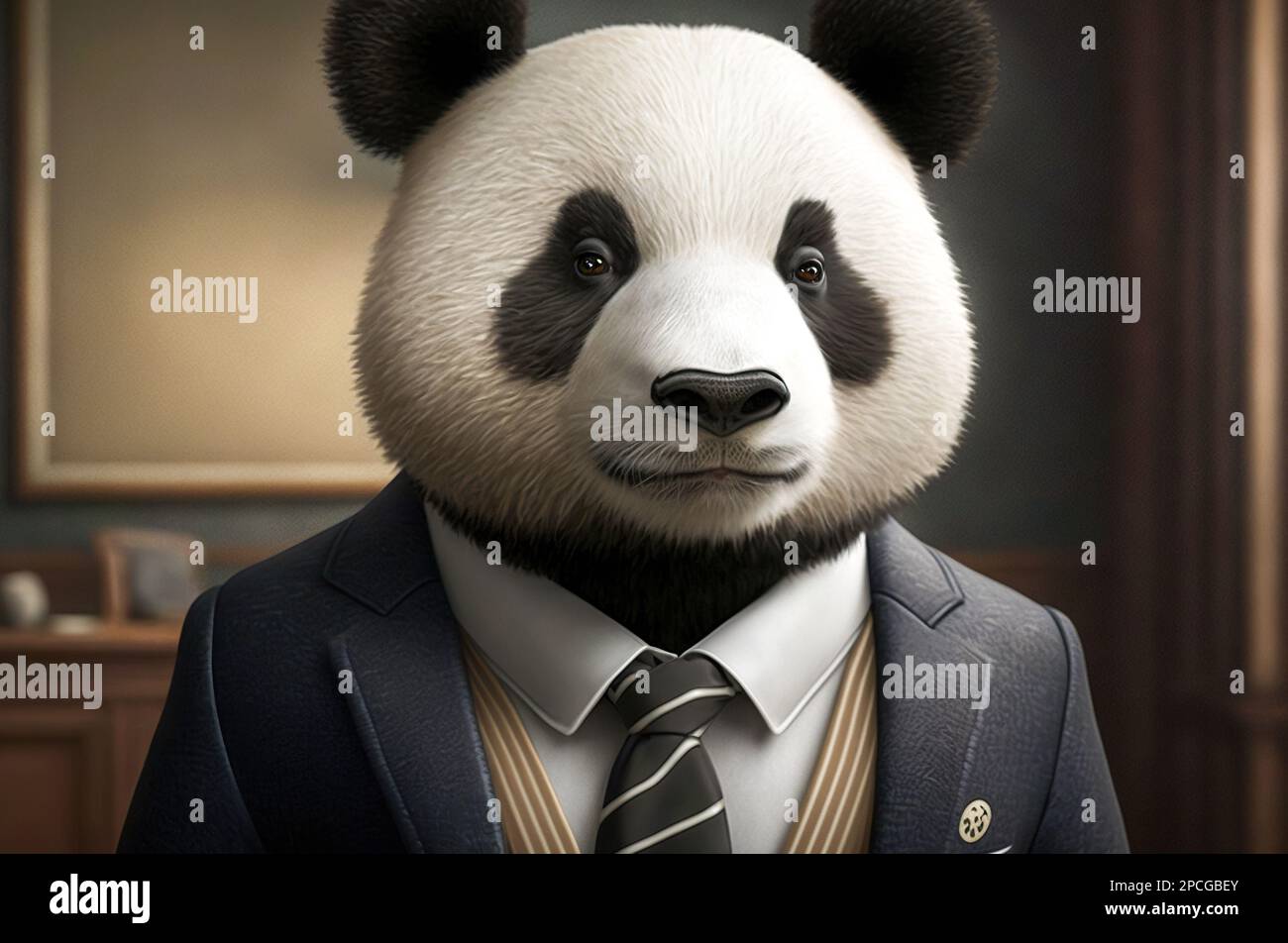 Man in panda costume suit hi-res stock photography and images - Alamy