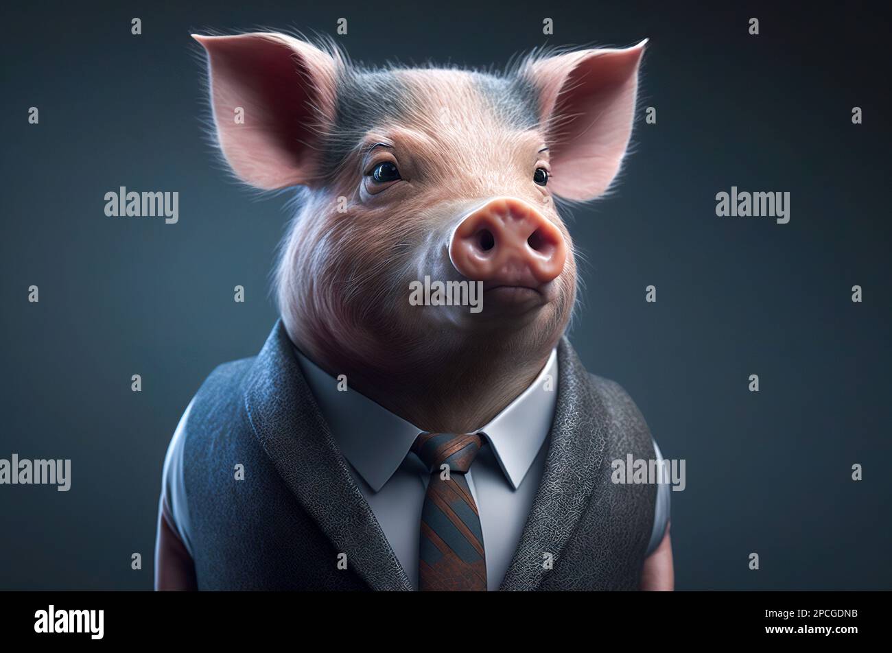 Real Pig In A Suit
