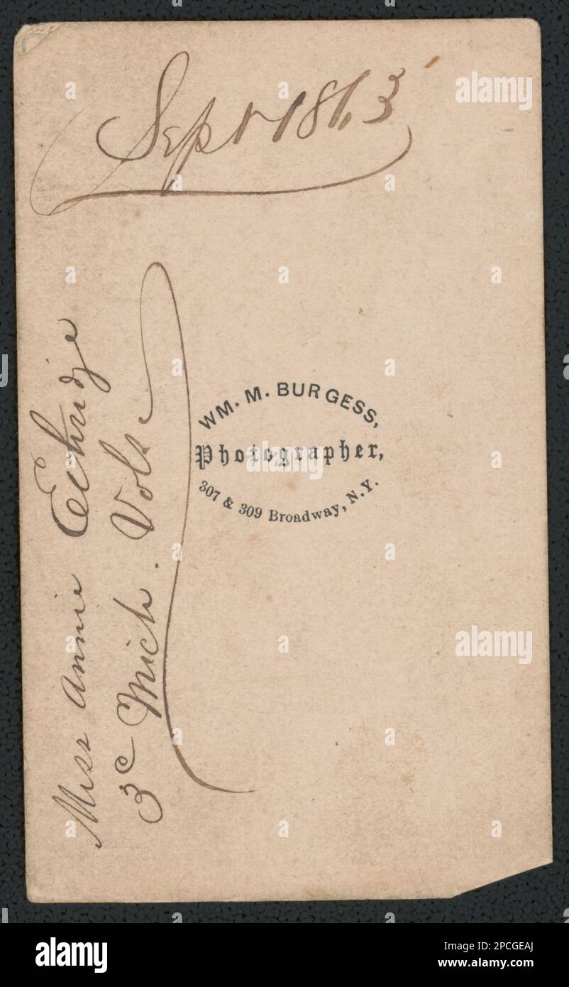 Annie Etheridge, Civil War nurse of 3rd Michigan Infantry Regiment with ...