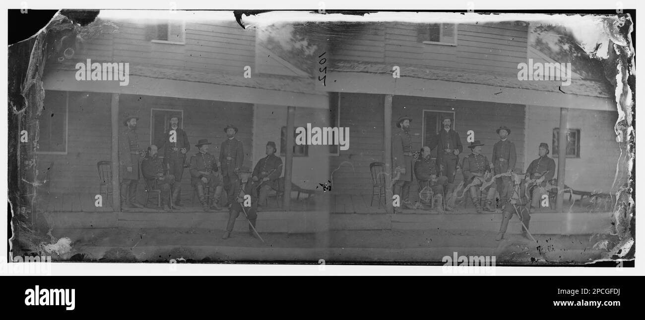 Washington, District of Columbia. General A. McD. McCook & staff. Civil ...