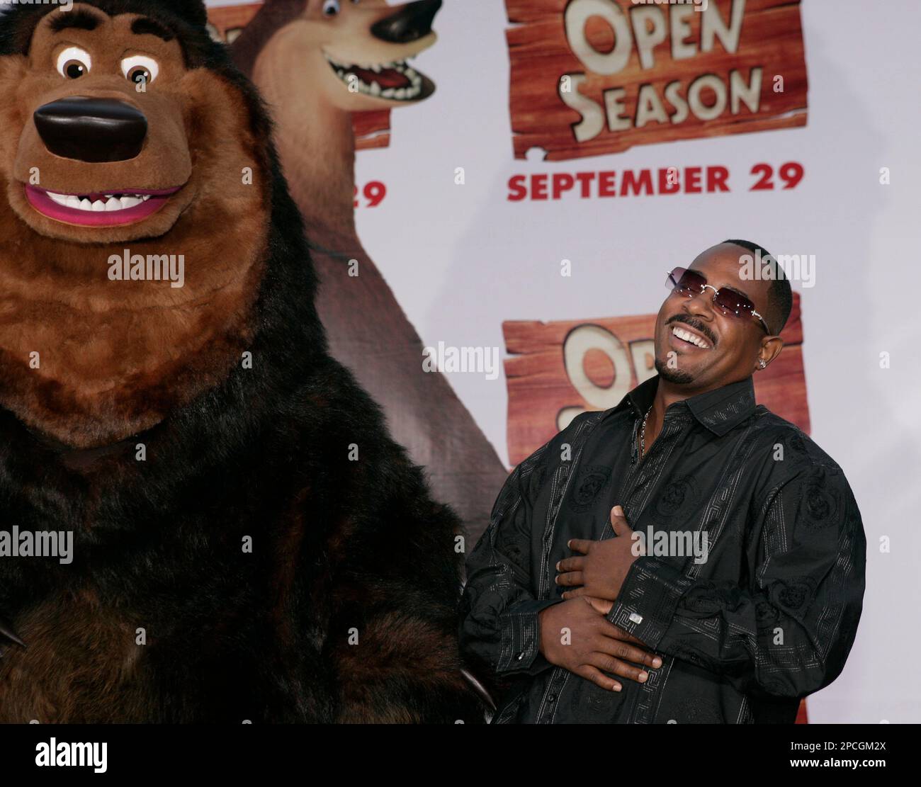 Actor Martin Lawrence, the voice of Boog, laughs while posing for ...