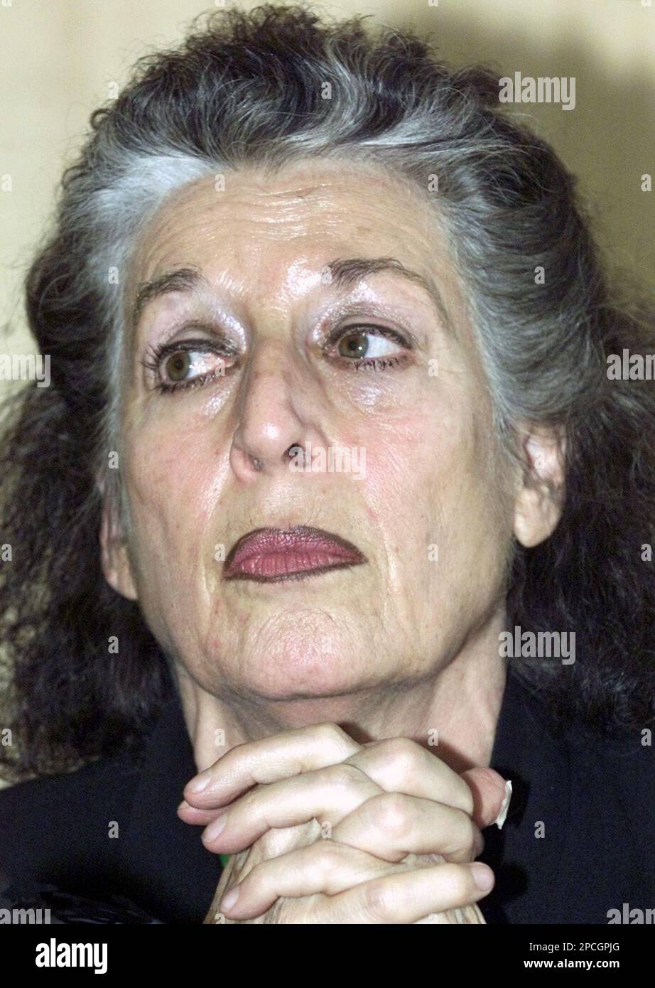 ** ARCHIV ** Die Journalistin und Mit-Initiatorin des Holocaust ...