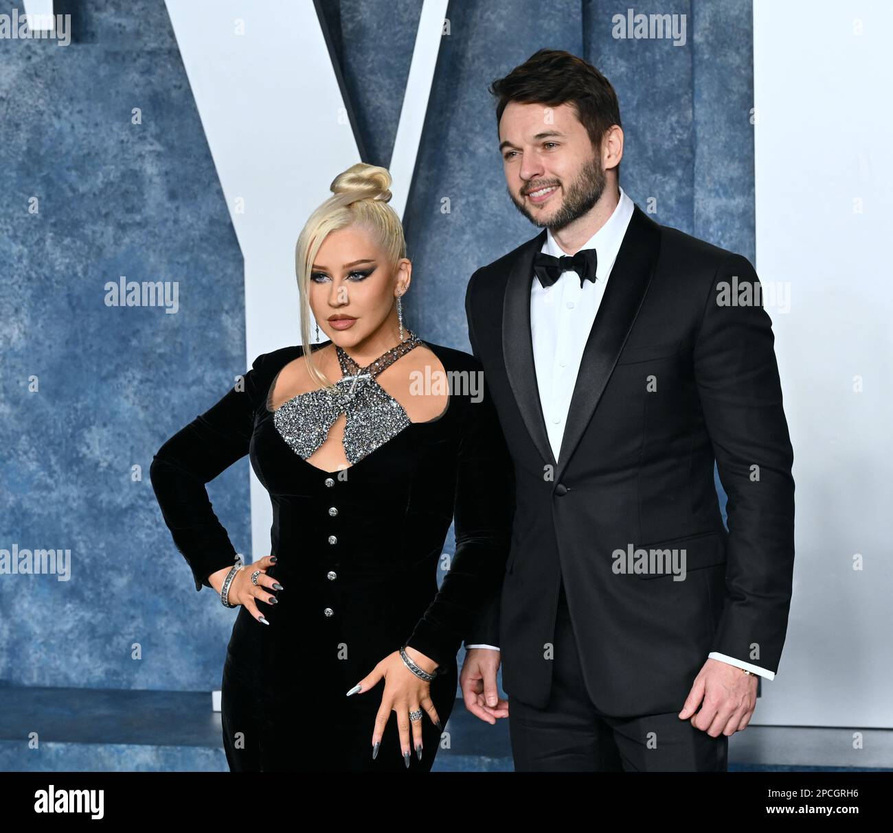 Beverly Hills, USA. 12th Mar, 2023. Christina Aguilera & Matthew Rutler ...
