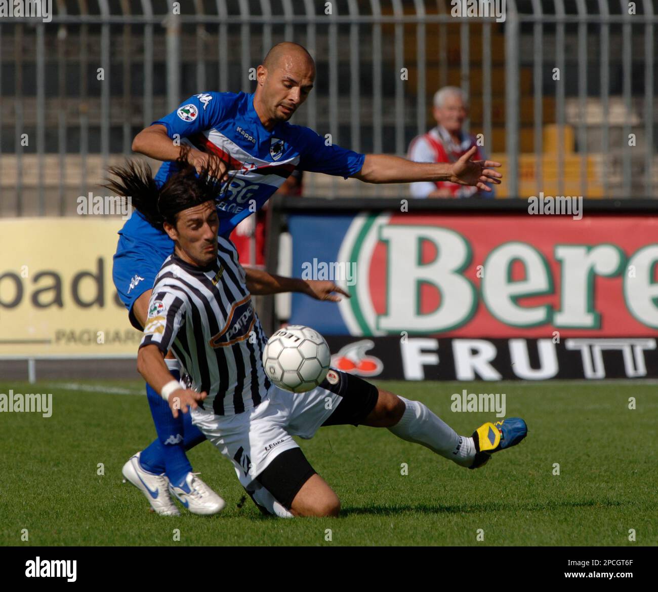 Ascoli's forward and former striker of Italian national team Marco ...