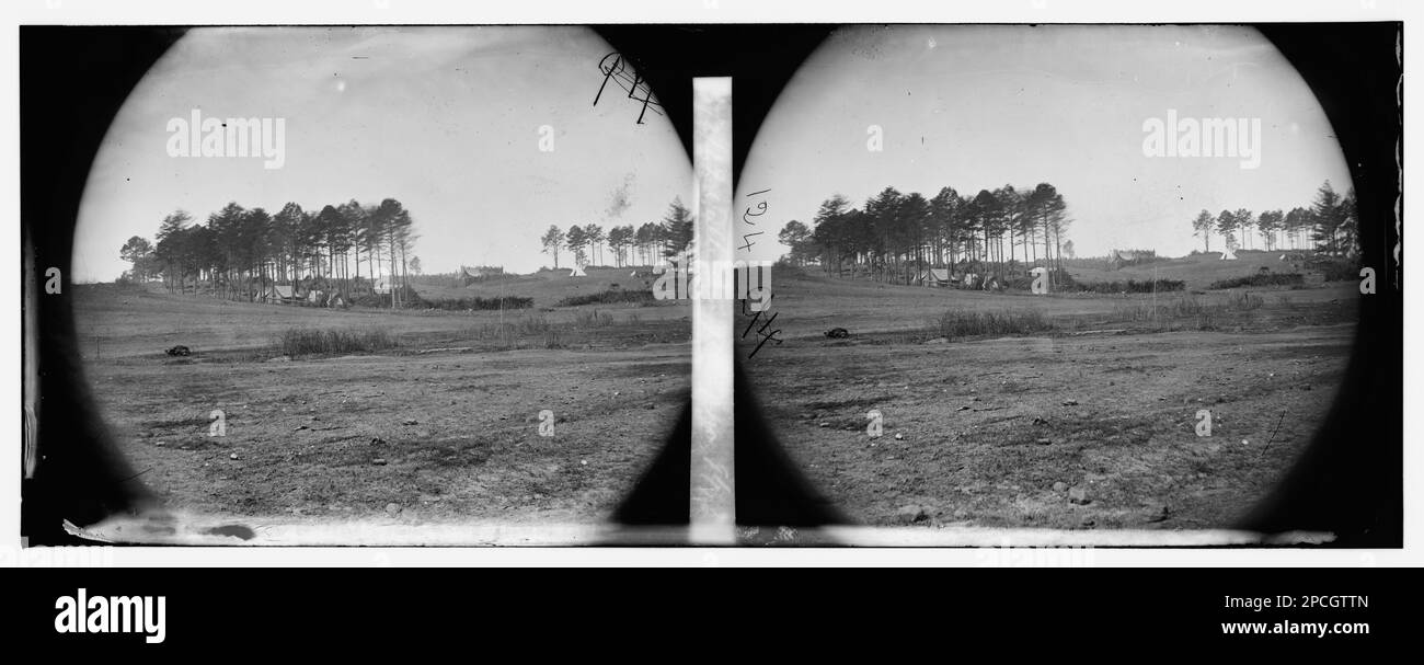 Brandy Station, Virginia. View of Colonel G.H. Sharpe's quarters ...