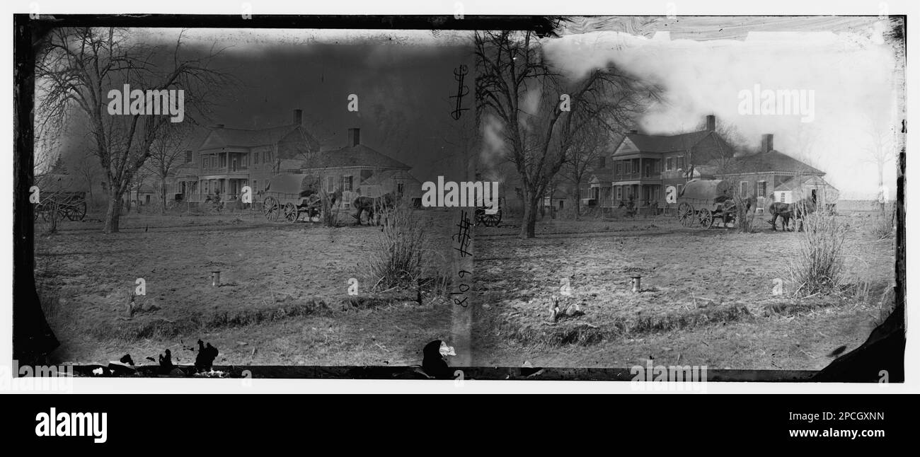 Falmouth, Virginia (vicinity). Major Lacy's house opposite ...