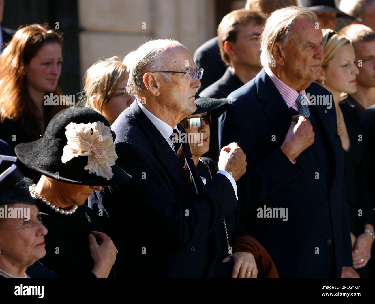 Dmitry Romanov, center, a descendant of Czarina Maria Feodorovna ...