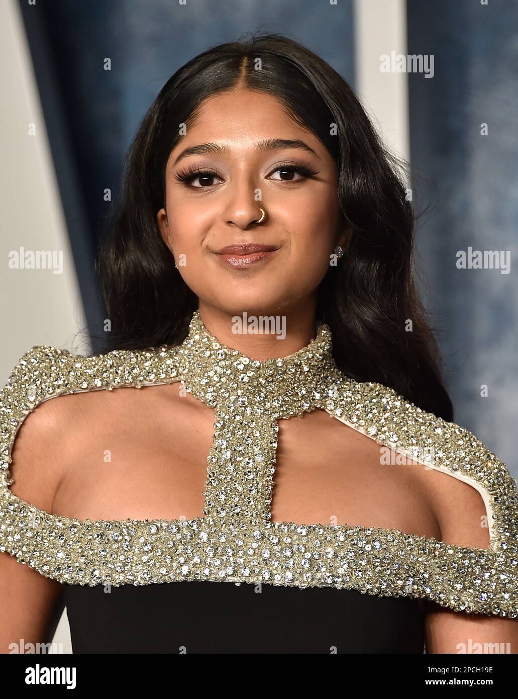 Maitreyi Ramakrishnan arriving at the Vanity Fair Oscar Party held at ...