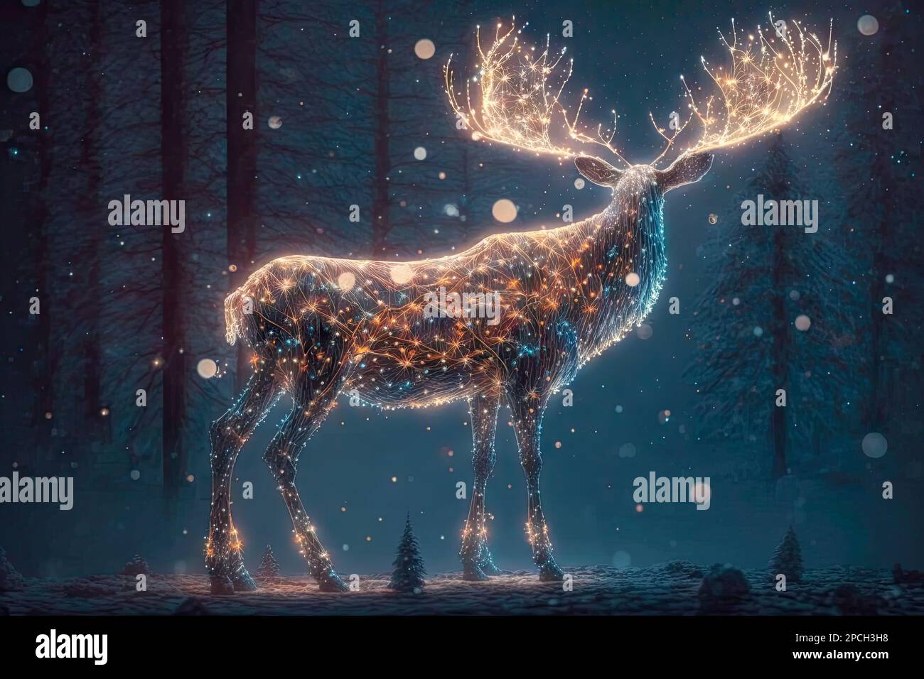 Magic deer hi-res stock photography and images - Alamy