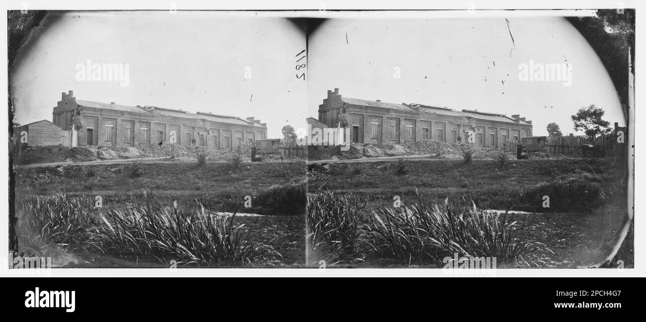 Petersburg, Virginia. View of gas works. (Photographic wagon, Engineer ...