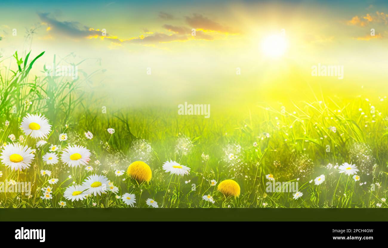beautiful summer nature background Stock Photo - Alamy
