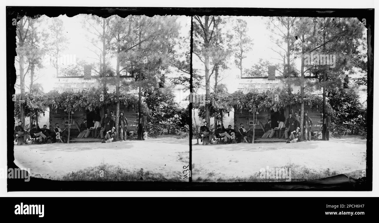 Drewry's Bluff, Virginia. Adj. Quarters, 1st Conn. Heavy Artillery at ...