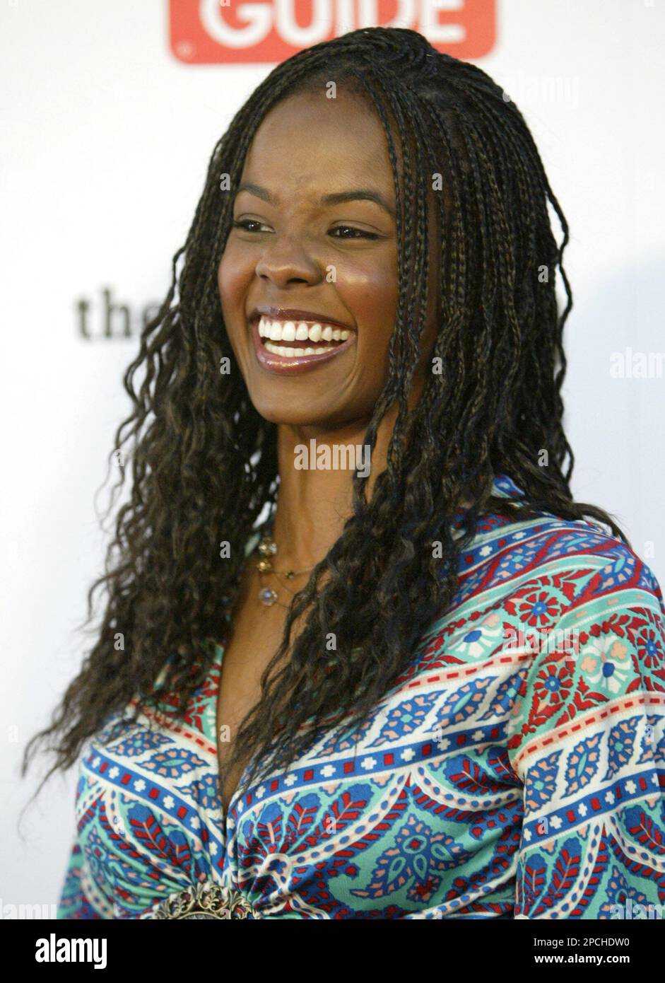 Cast member Dana Davis arrives for a screening of the premiere episode ...