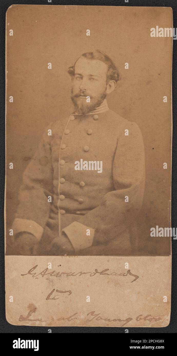 Captain George Allen Wardlaw of Confederate States Infantry Regiment in ...