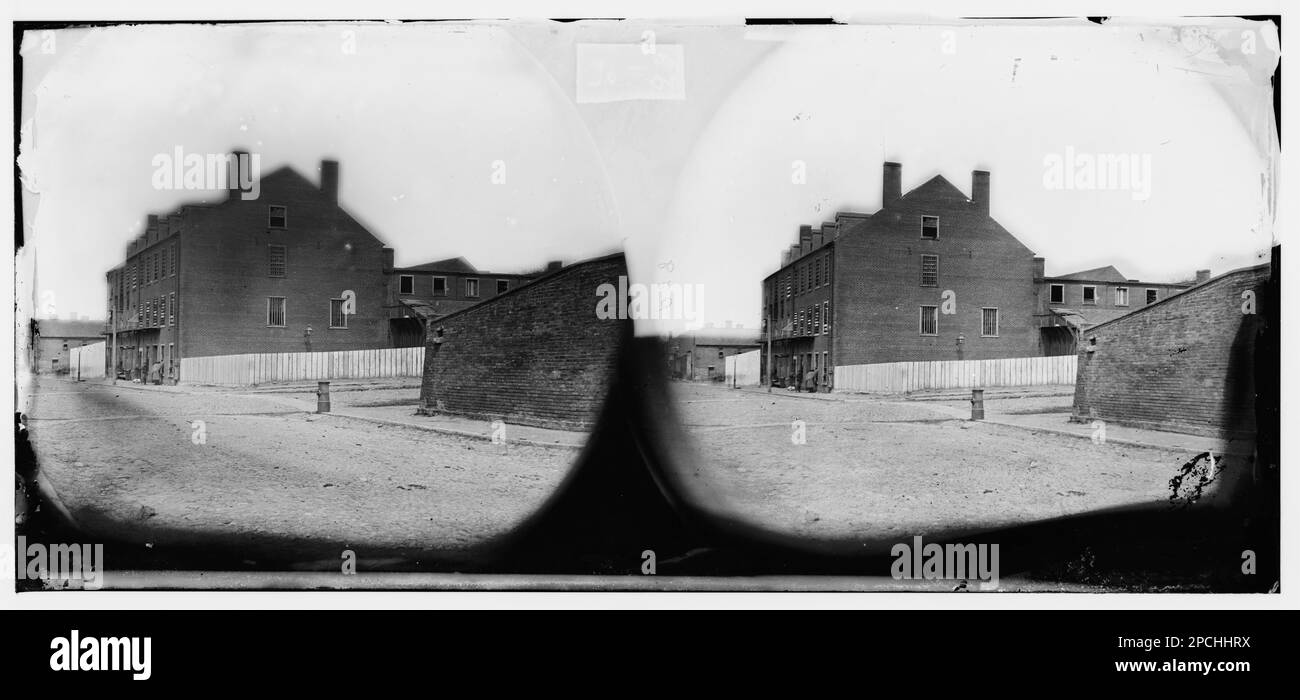 Richmond, Virginia. Castle Thunder. Warehouse used as a prison. Civil ...