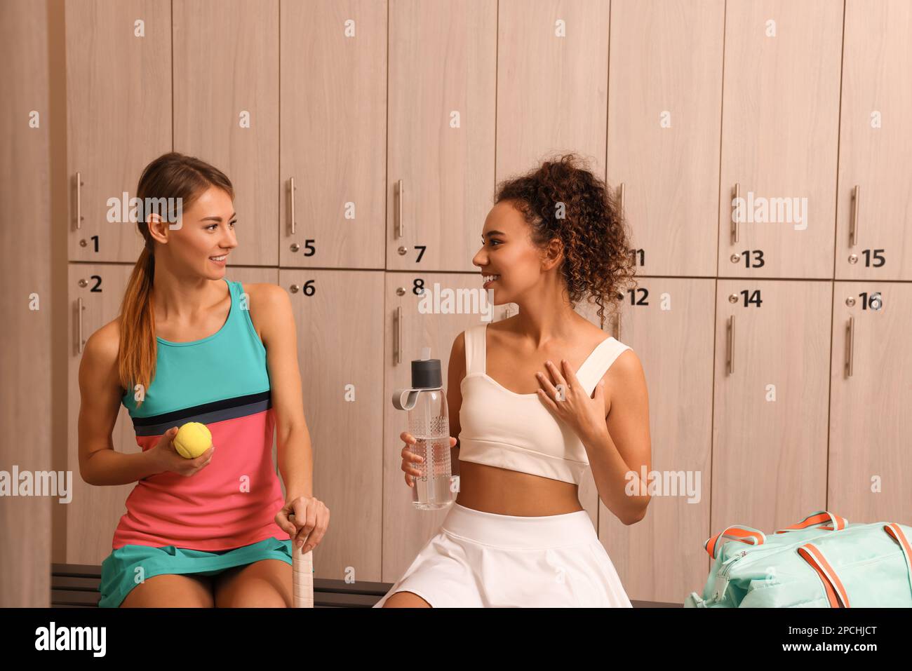 Tennis locker room hi-res stock photography and images - Alamy