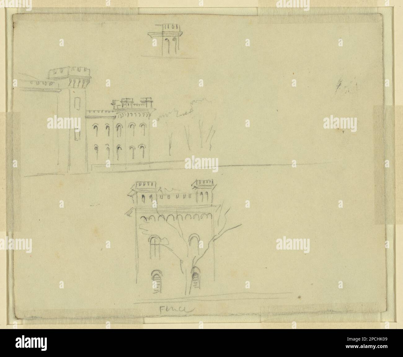 Citadel, Charleston. Morgan collection of Civil War drawings. Forts ...
