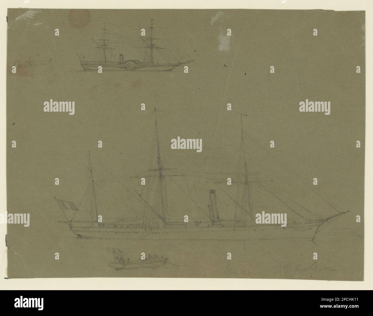 Cattena? and Jerome Napoleon. Morgan collection of Civil War drawings ...