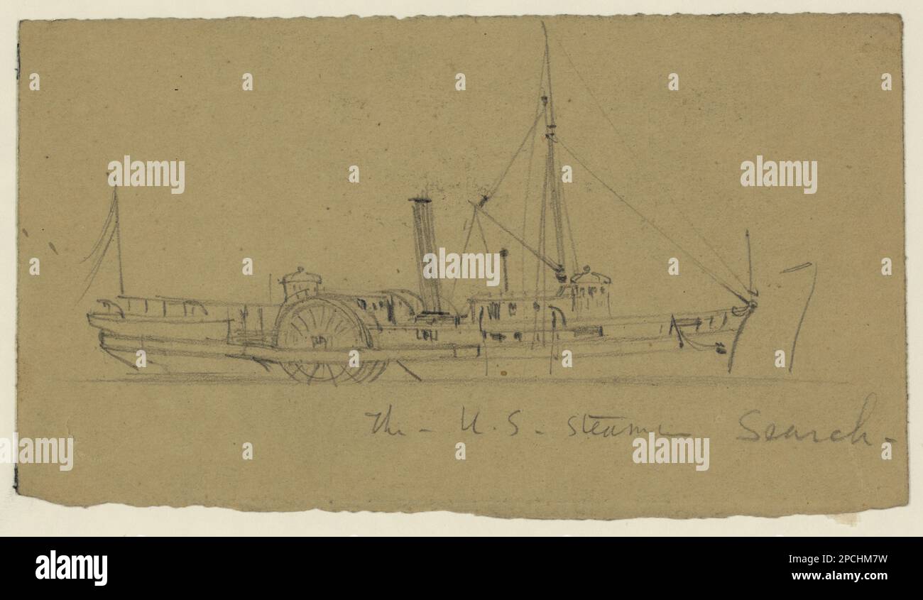 The U.S. steamer Search.. Morgan collection of Civil War drawings ...