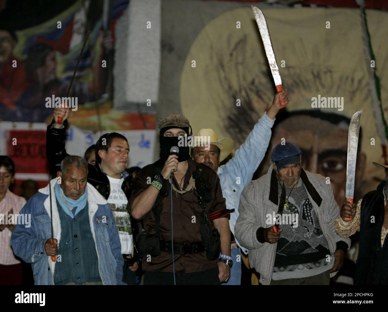The leader of the Zapatista National Liberation Army (EZLN), Sub ...