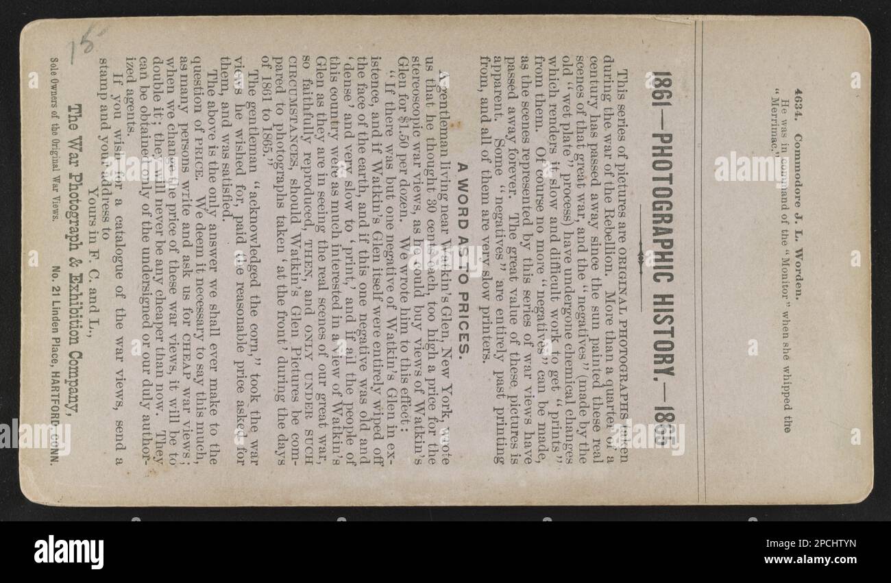 Commodore J.L. Worden. The Robin G. Stanford Collection, Digitized 2015 ...