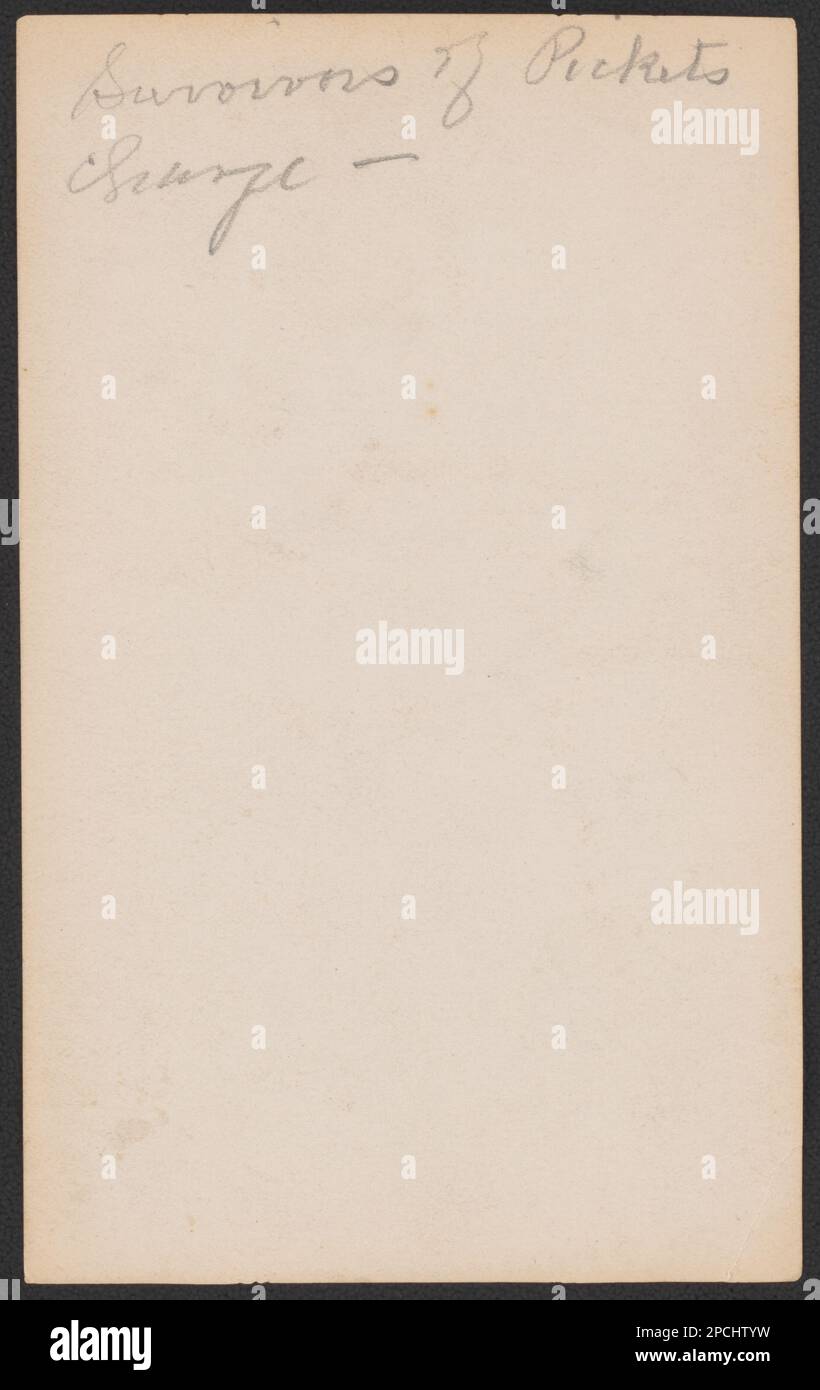 Civil War Confederate veterans who survived Picket's Charge, one ...