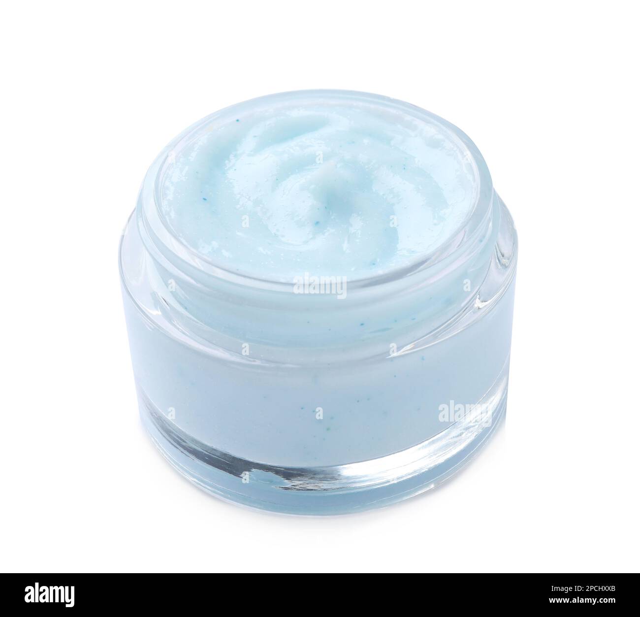 Jar of body cream isolated on white Stock Photo - Alamy