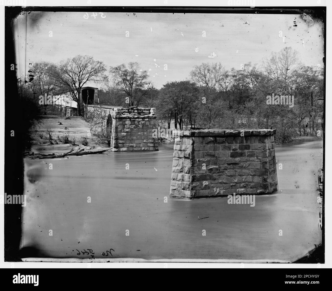 Richmond, Virginia. Ruins of Richmond and Danville Railroad Bridge ...