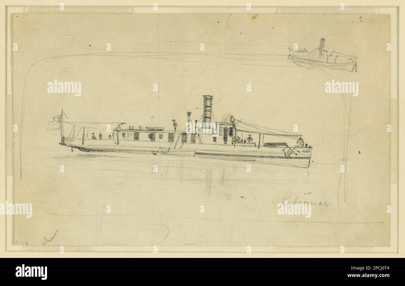Reliance. Morgan collection of Civil War drawings. Reliance (Steamship ...